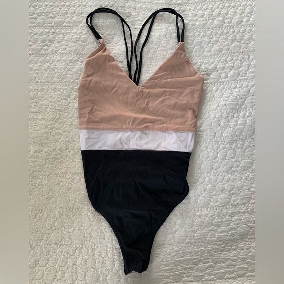Topshop | Swim | Topshop Colorblock Onepiece Swimsuit | Poshmark